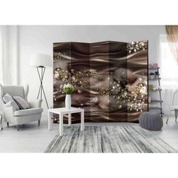 Pharao24.de Spanische Wand in dunkel Braun Diamanten