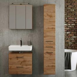 Pharao24.de Badezimmerset 90 cm breit Landhausstil (dreiteilig)
