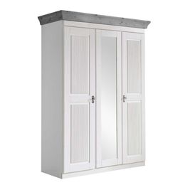 Pharao24.de Schlafzimmerschrank Dreht&uuml;renschrank mit Spiegel und Dreht&uuml;ren