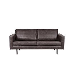 Pharao24.de 2 Sitzer Sofa in Schwarz modern