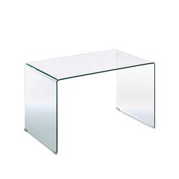Pharao24.de Schreibtisch aus Spiegelglas 125 cm breit