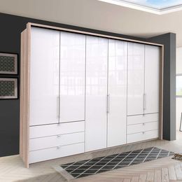 Pharao24.de Schlafzimmerkleiderschrank mit Faltt&uuml;ren und Schubladen modern