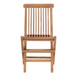 Pharao24.de Outdoor St&uuml;hle f&uuml;r Kinder aus Teak Massivholz 33 cm Sitzh&ouml;he (2er Set)