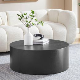 Pharao24.de Salontisch Beistelltisch Sofa in Schwarz aus MDF