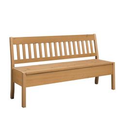 Pharao24.de Landhaus Truhenbank aus Kiefer Massivholz 83x93x53 cm Pharao24