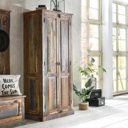 Pharao24.de Flurschrank mit 2 T&uuml;ren Shabby Chic Design