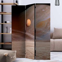 Pharao24.de Raum Trennwand mit Planeten Motiv Leinwand F&uuml;llung
