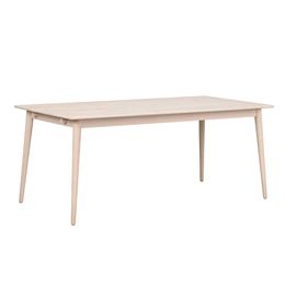 Pharao24.de Holztisch in Eiche White Wash massiv Skandi Design