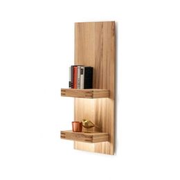 Pharao24.de Wandregal in Balkeneiche Bianco furniert 50 cm breit