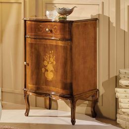 Pharao24.de Kommode im Barock Design Nussbaum furniert