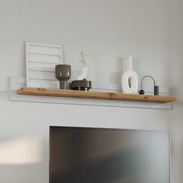 Pharao24.de Wohnzimmerregal Landhaus Stil aus Kiefer Massivholz 150 cm breit