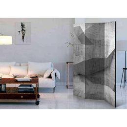 Pharao24.de Spanische Wand mit Betonwand Motiv 3D Optik