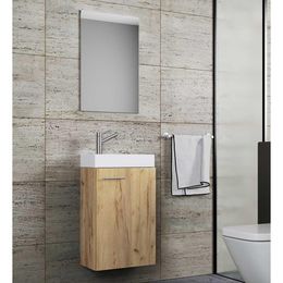 Pharao24.de G&auml;ste WC M&ouml;bel h&auml;ngend 41 cm breit 22 cm tief (zweiteilig)