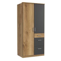 Pharao24.de Dreht&uuml;renschrank modernes Design Made in Germany drei Schubladen