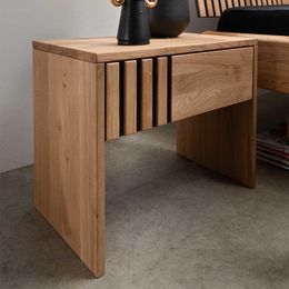Pharao24.de Nachttischkommode aus Wildeiche Massivholz modernem Design