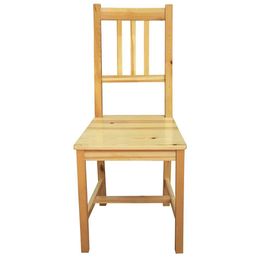 Pharao24.de Holz Stuhl Set Kiefer im Landhausstil Massivholz (2er Set)
