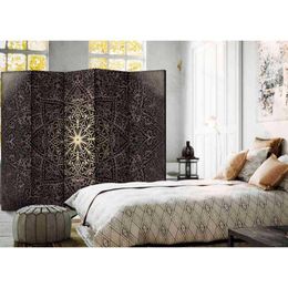 Pharao24.de 5 Elementen Paravent mit Mandala Motiv 225 cm breit