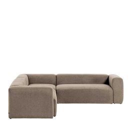 Pharao24.de Sofa Eckgarnitur in Beige 320x290 cm