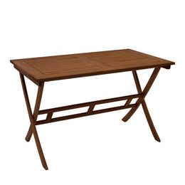 Pharao24.de Terrassen Klapptisch aus Eukalyptusholz 120 cm breit