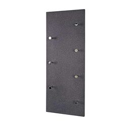 Pharao24.de Hakengarderobe in Dunkelgrau 30 cm breit
