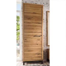 Pharao24.de Garderobenschrank aus Wildeiche & Buche Massivholz rustikalen Landhausstil
