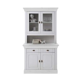 Pharao24.de Buffetschrank in Wei&szlig; Kiefer