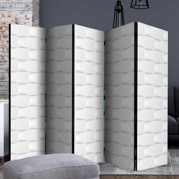 Pharao24.de Leinwand Paravent mit Holzrahmen f&uuml;nf Elementen