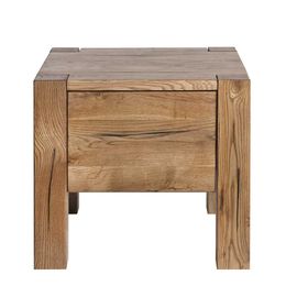 Pharao24.de Ablagetisch aus Eiche Massivholz 40 cm breit