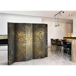 Pharao24.de Paravent im orientalischen Design Schmetterling Motiv