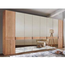 Pharao24.de Schlafzimmerkleiderschrank Dreht&uuml;renschrank mit Spiegel T&uuml;ren in modernem Design