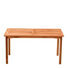 Pharao24.de Holzgartentisch 150 cm breit Teak massiv