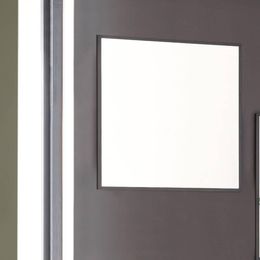Pharao24.de Flurspiegel Garderobenspiegel in Schwarz und modernem Design