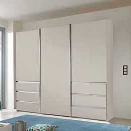 Pharao24.de Kleiderschrank modernes Design in Champagner Schwebet&uuml;ren