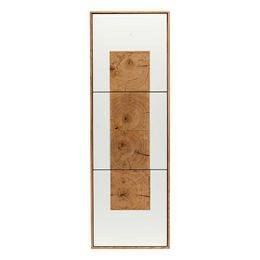 Pharao24.de Wohnzimmer H&auml;ngeschrank in Wei&szlig; Eiche Massivholz