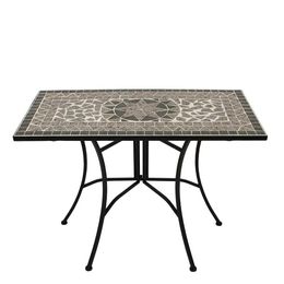 Pharao24.de Mosaik Balkon Wandtisch im Retrostil Keramikplatte
