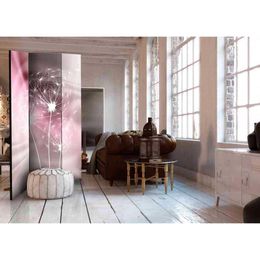 Pharao24.de Leinwand Paravent mit Pusteblume 3 teilig