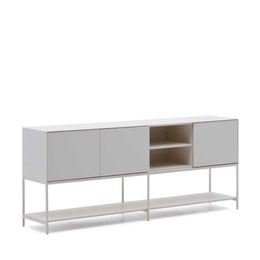 Pharao24.de Hohes Esszimmersideboard in modernem Design Fu&szlig;gestell aus Metall