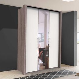 Pharao24.de Kleiderschrank Jugendzimmer mit Spiegelt&uuml;r modern