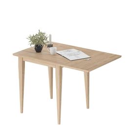 Pharao24.de Echtholzesstisch in Eiche Bianco massiv ge&ouml;lt Skandi Design