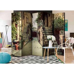 Pharao24.de Spanische Wand mit Altstadtgasse in der Toskana 225 cm breit
