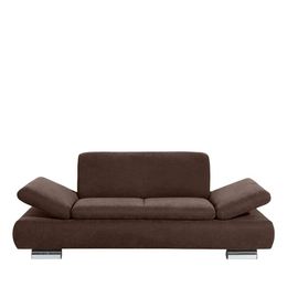Pharao24.de Sofa in Braun Fu&szlig;gestell aus Metall