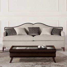 Pharao24.de Dreisitzer Sofa im klassischen Stil 213 cm breit - 93 cm tief