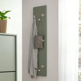 Pharao24.de Wandgarderobe Wandgarderobenleiste im Skandi Design mit 9 Kleiderhaken