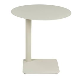 Pharao24.de Beistelltisch Couchtisch in Beige aus Metall