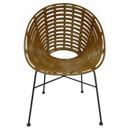 Pharao24.de Flechtst&uuml;hle aus Rattan 45 cm Sitzh&ouml;he