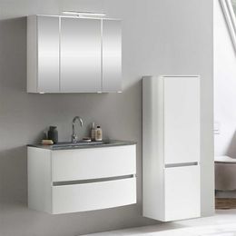 Pharao24.de Badm&ouml;belset in Wei&szlig; Made in Germany (dreiteilig)