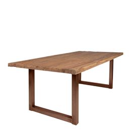 Pharao24.de Esszimmer Tisch aus Teak Recyclingholz und Eisen Loft Design