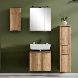 Pharao24.de Design Badmoebelset in modernem Design Made in Germany (vierteilig)