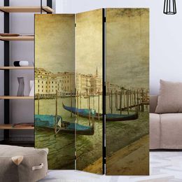 Pharao24.de Spanische Wand in &Ouml;lgem&auml;lde Optik VENEDIG Motiv