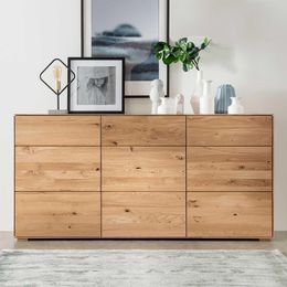 Pharao24.de Esszimmersideboard aus Wildeiche Massivholz 172 cm breit 172x84x41 cm Pharao24